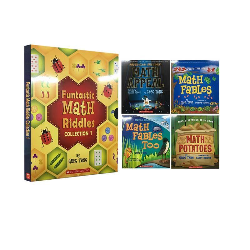 正版 Funtastic Math Riddles Collection (4 books) 最抵價 : 買書書 BuyBookBook