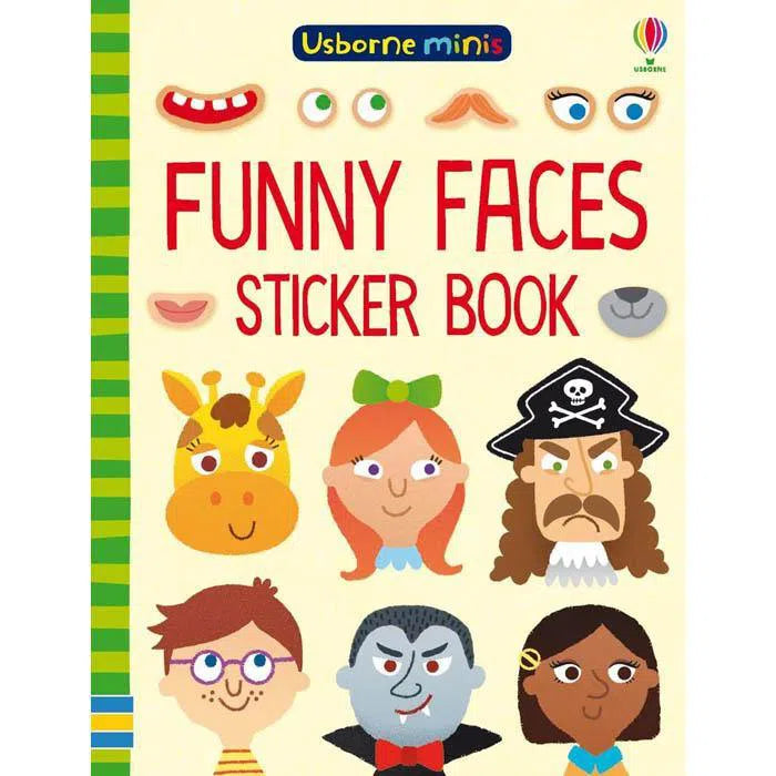 正版 Funny Faces Sticker Book 最抵價 : 買書書 BuyBookBook