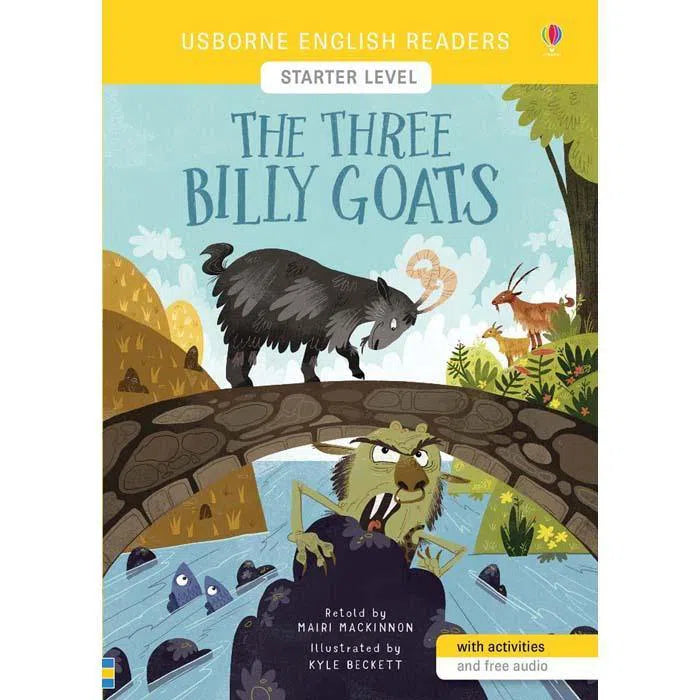 正版 Usborne Readers (L0) Three Billy Goats, The (QR Code) 最抵價 : 買書書 ...